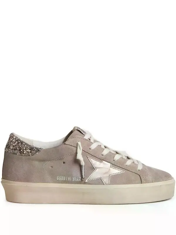 GOLDEN GOOSE Hi Star Glitter Sneakers
