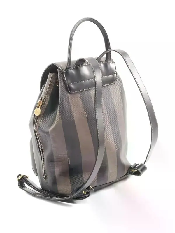 Fendi 2000s Striped Backpack