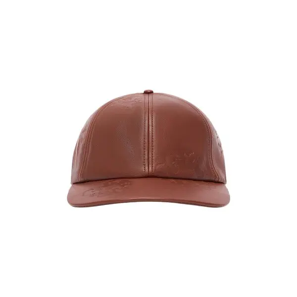 DENIM TEARS Leather Wreath Cap - Brown