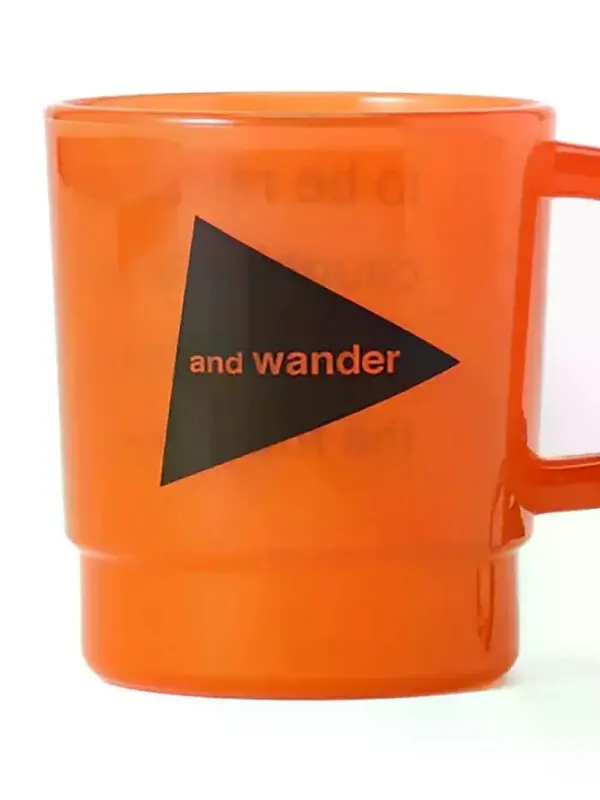 AND WANDER Logo-print Travel Mug