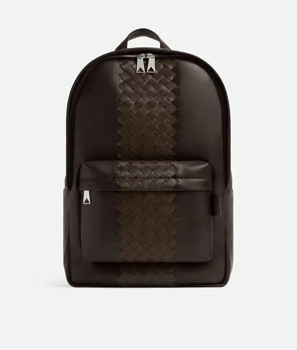 Bottega Veneta Intrecciato Leather Backpack - Fondant/old Wood