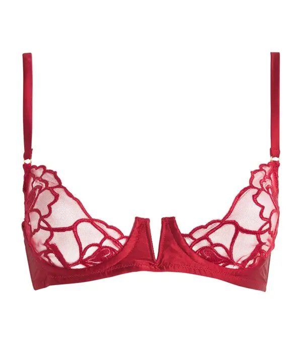 Kiki De Montparnasse Petite Chou Demi Bra - Red