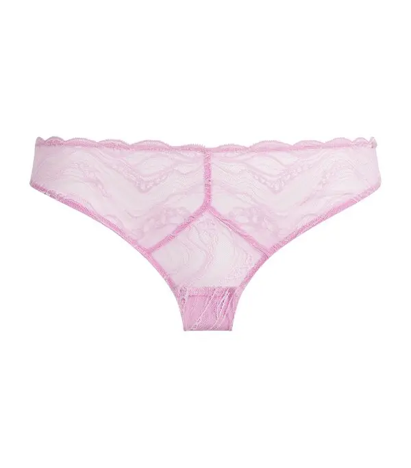 Calvin Klein Lace Sensual Stretch Bikini Briefs - Pink