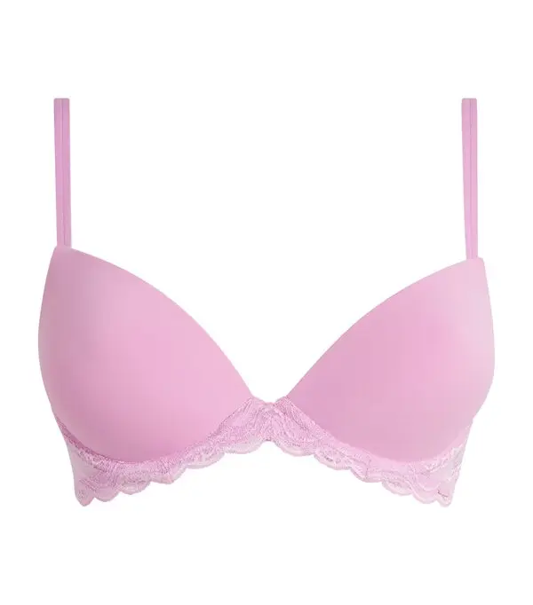 Calvin Klein Lace Sensual Stretch Lift Demi Bra - Pink