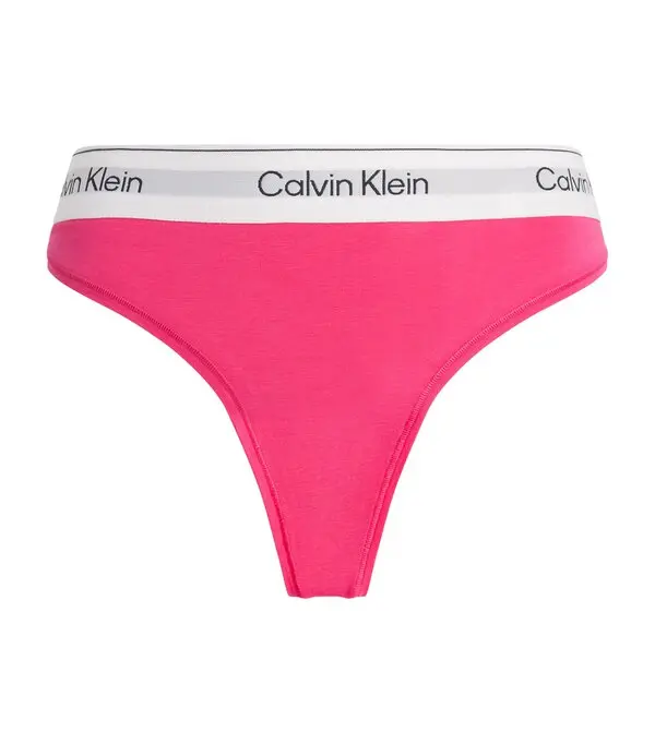 Calvin Klein Cotton-modal Valentines Icon Thong - Pink
