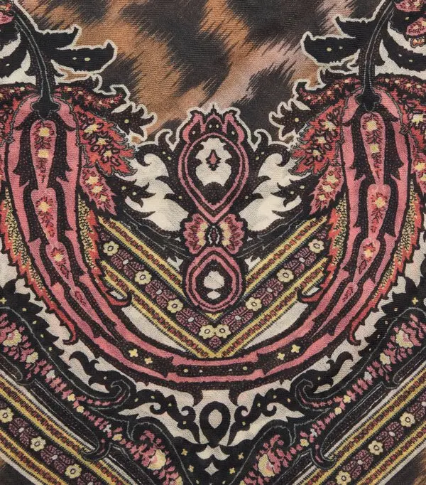Etro Wool-cashmere Printed Scarf