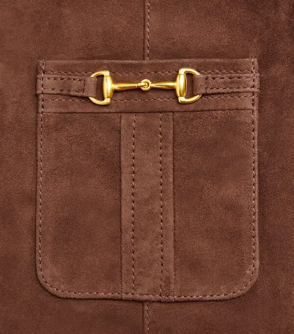 Rixo Wiley Mini Skirt - Brown
