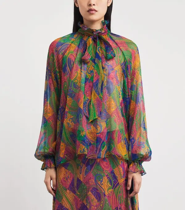 Etro Silk Paisley Blouse