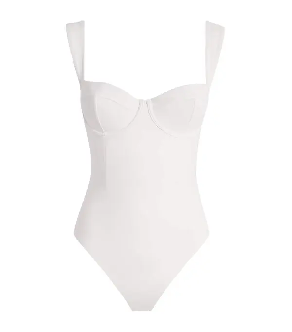 Simkhai Kyle Balconette Swimsuit - Ivory