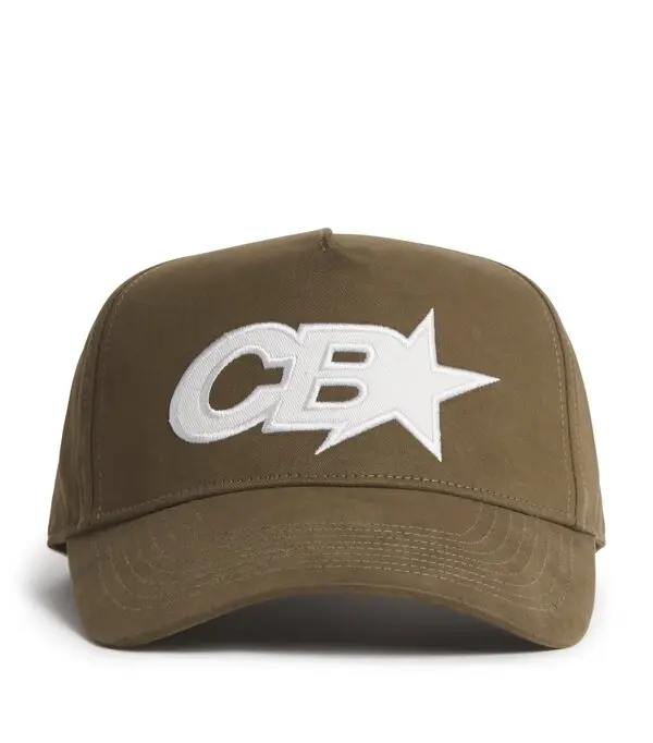 COLE BUXTON Cotton Star Racing Baseball Cap - Green