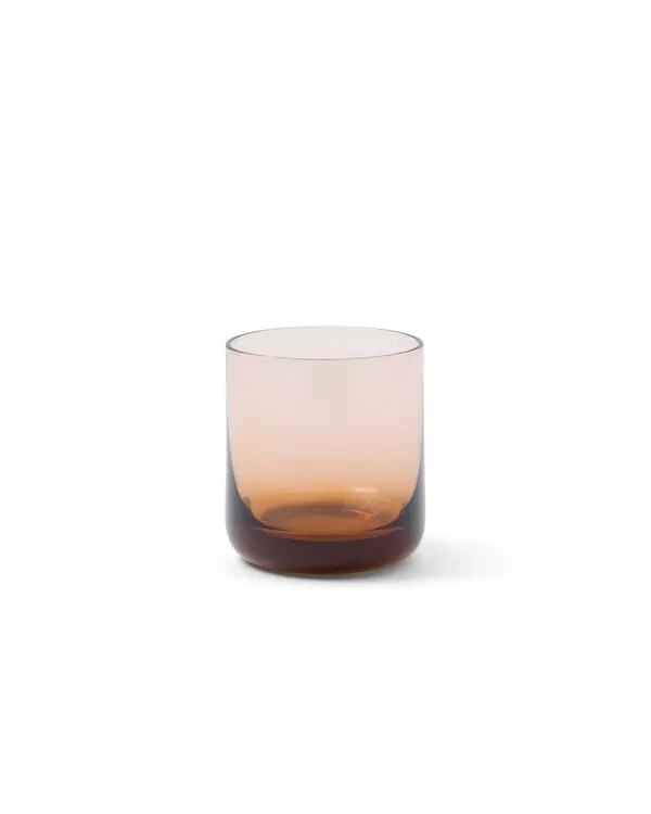 Prada Set Of Two Crystal Tumbler Glasses - Brown