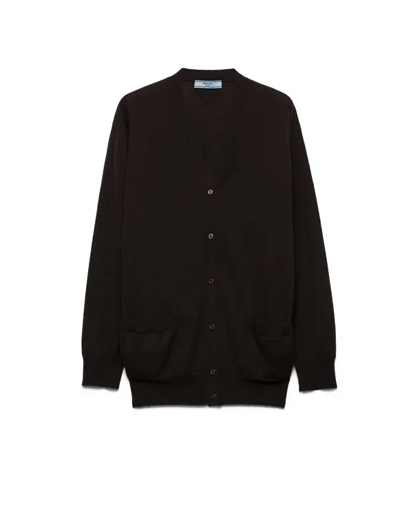 Prada Cashmere Cardigan - Brown