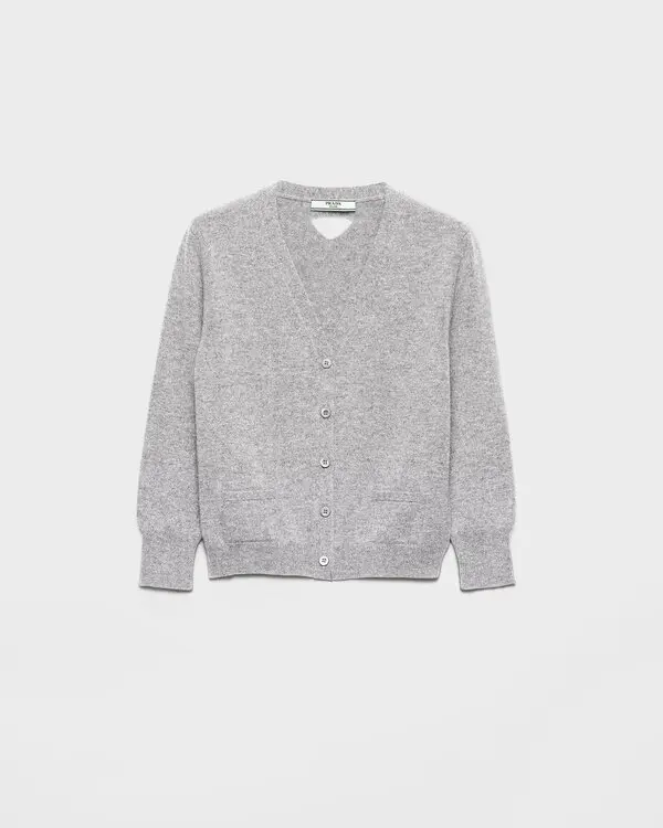 Prada Cashmere Cardigan - Grey