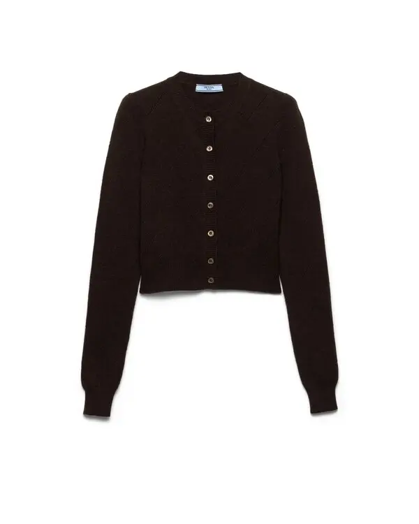 Prada Cashmere Cardigan - Brown