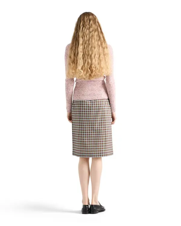 Prada Ribbed Knit Cardigan