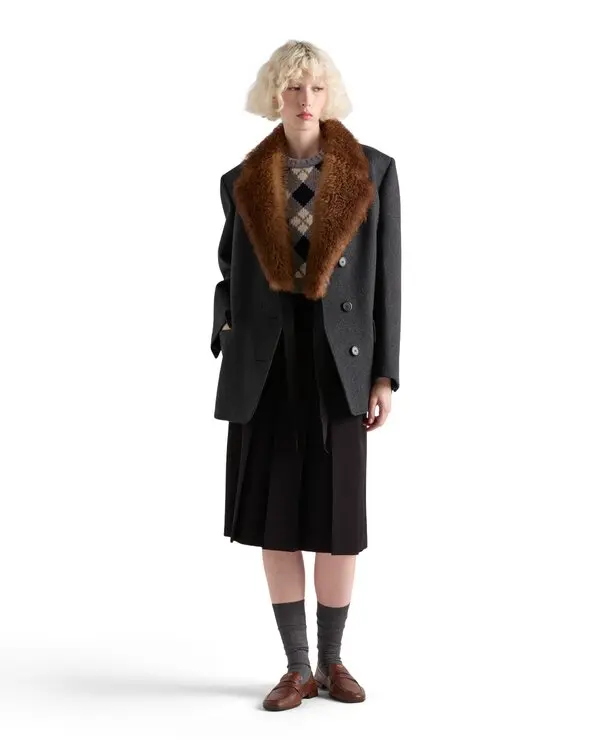 Prada Argyle Cashmere Sweater