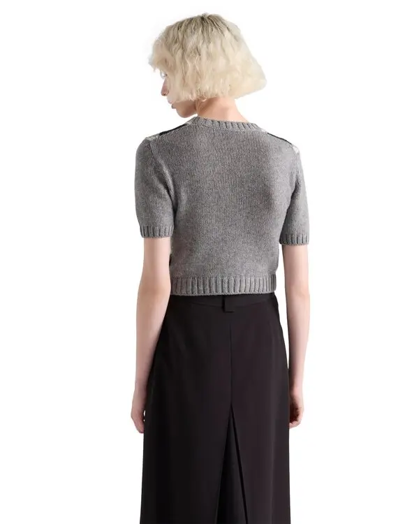 Prada Argyle Cashmere Sweater