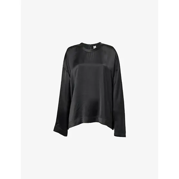 TOTEME Boxy-fit Woven Top