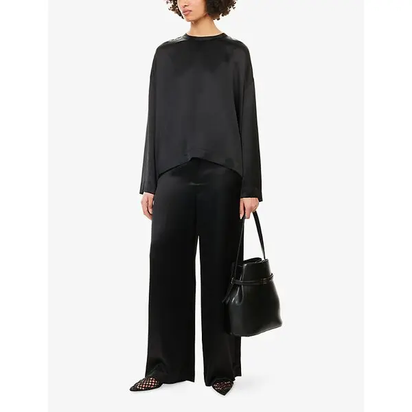 TOTEME Boxy-fit Woven Top