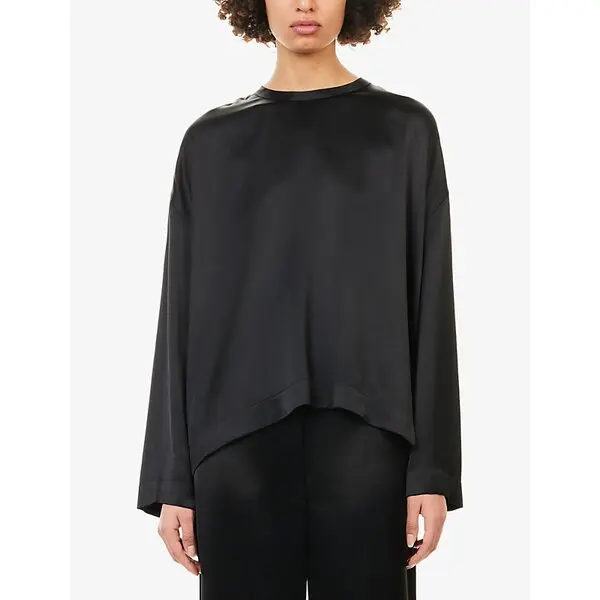 TOTEME Boxy-fit Woven Top