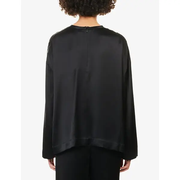 TOTEME Boxy-fit Woven Top