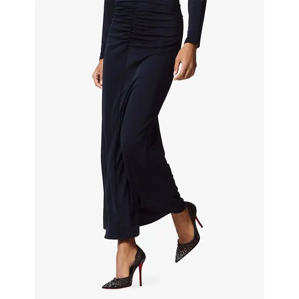 CHRISTIAN LOUBOUTIN Miss Z Degrastrass Perla Heeled Courts - Version Black/lin Bl