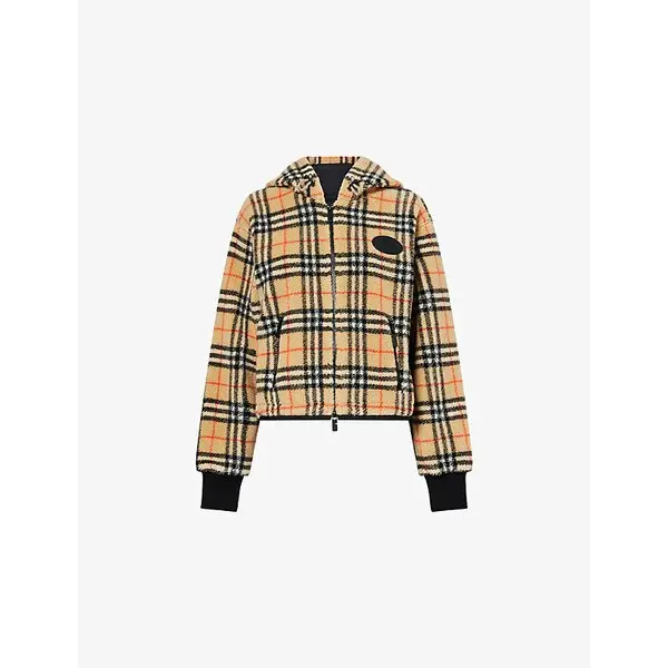 Burberry Hooded Wool-blend Jacket