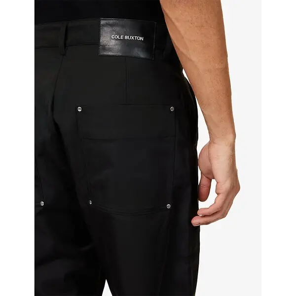 COLE BUXTON Carpenter Straight-leg Woven Trousers