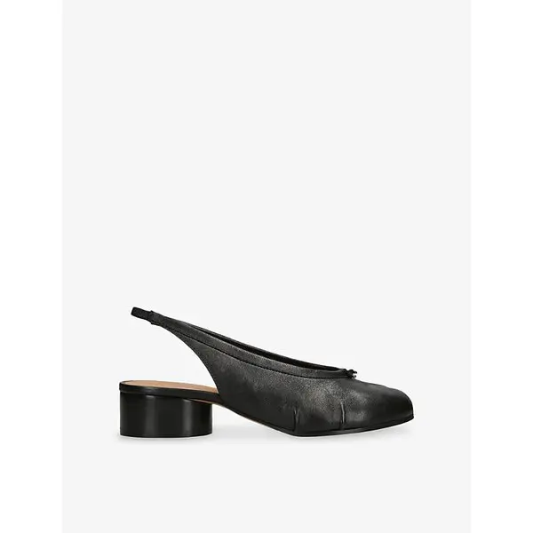 MAISON MARGIELA Tabi Ballerina 30 Leather Slingbacks