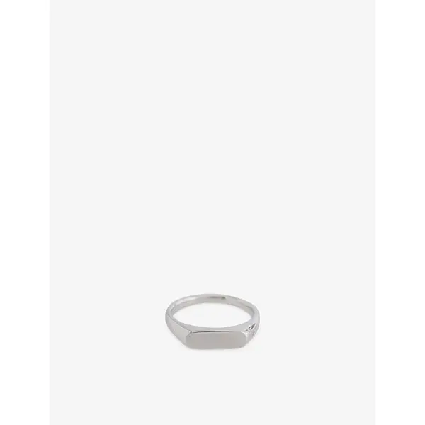 Tom Wood Umi Band White Rhodium-plated Sterling Ring - Silver