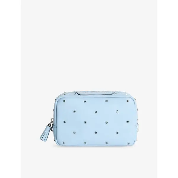 ANYA HINDMARCH Crystals Important Things Leather Pouch