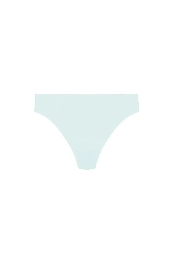 Natori Bliss Bare Cotton Thong - Green