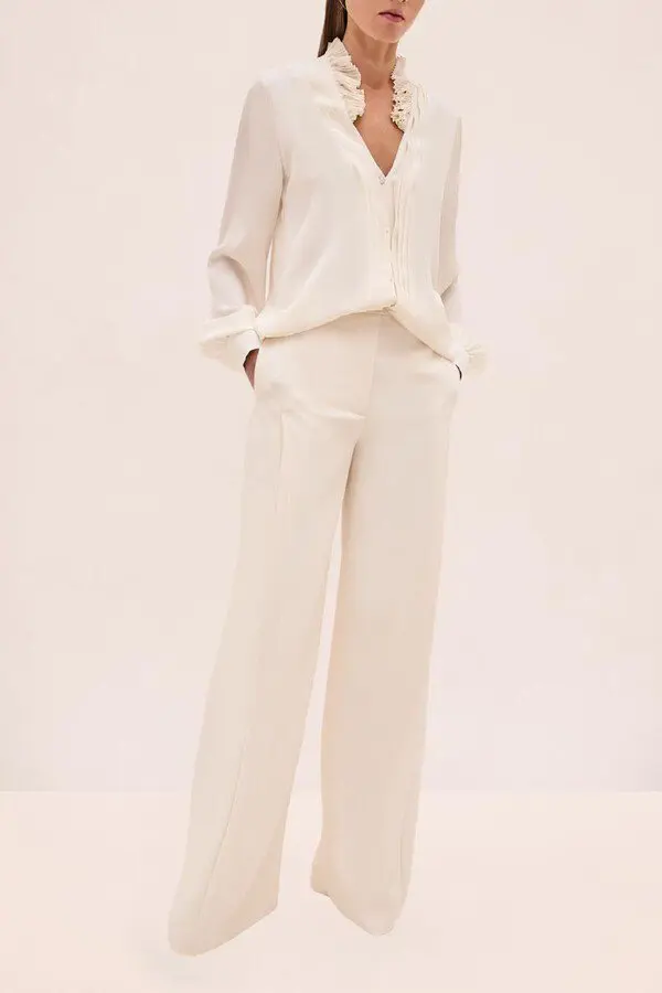 Alexis Vina Long-sleeve Blouse - Neutral
