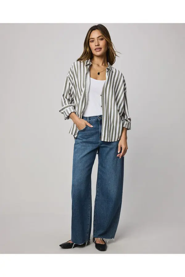 Splendid Ella Stripe Button-down