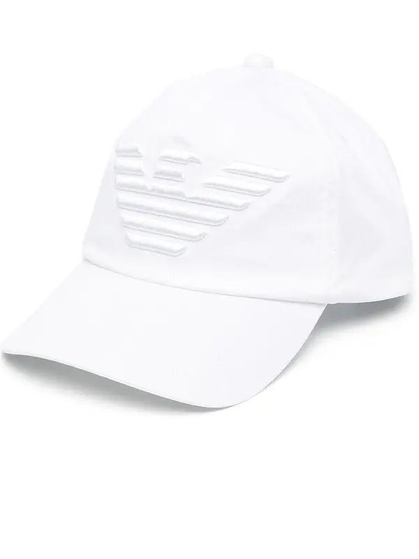 Emporio Armani Logo Baseball Cap - White