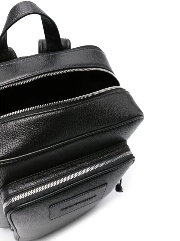 Emporio Armani Leather Backpack