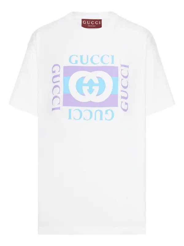 Gucci Logo Cotton T-shirt - White
