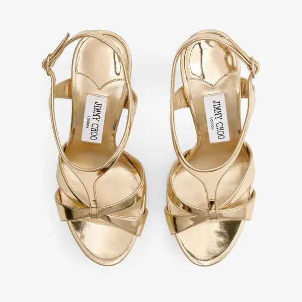 JIMMY CHOO Kesia 120 Platform Sandals - Silver