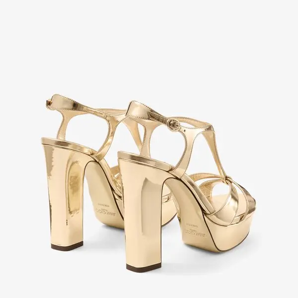 JIMMY CHOO Kesia 120 Platform Sandals - Silver