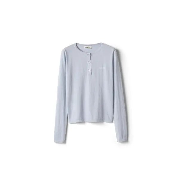 Miu Miu Cashmere Henley Sweater