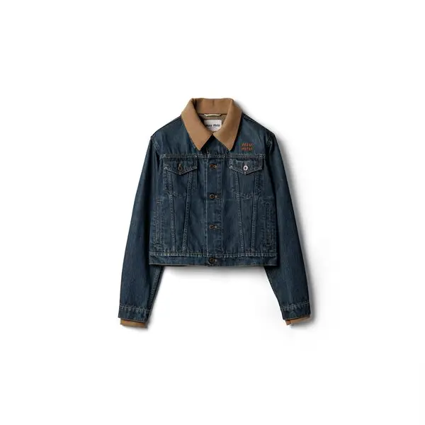 Miu Miu Denim Blouson Jacket