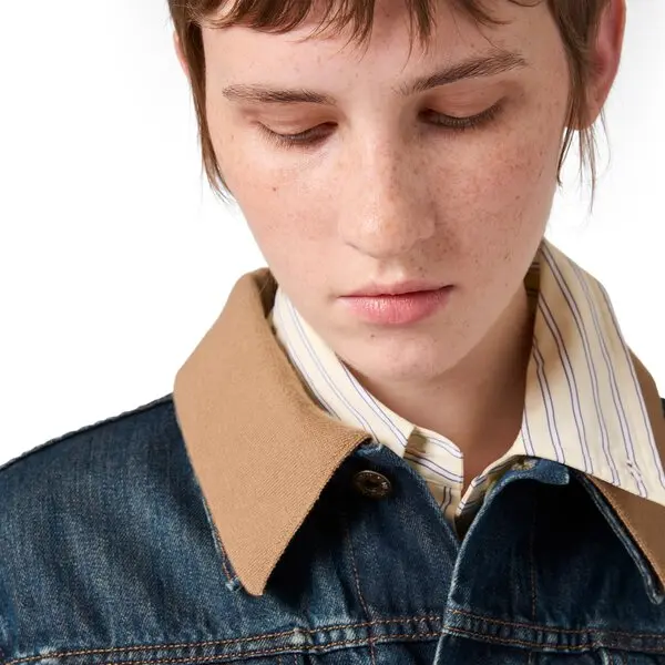 Miu Miu Denim Blouson Jacket