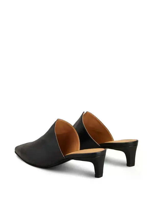 TOD'S Pointed-toe Heeled Mules - Black