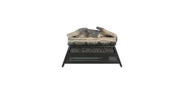 FLYNAMA 23 Inch Electric Fireplace 3d Log Set Insert - No Color