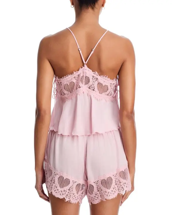 Free People Sweet Love Cami - Pink Ribbon