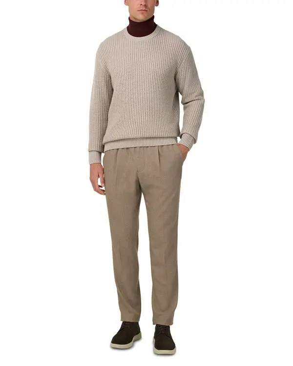 Boggi Milano Merino Wool Sweater - Sand