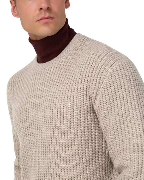 Boggi Milano Merino Wool Sweater - Sand