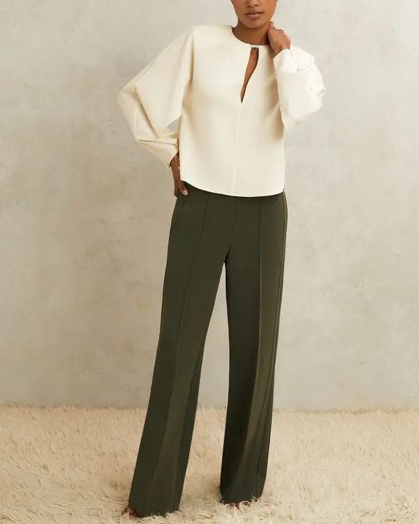 REISS Long Sleeve Blouse