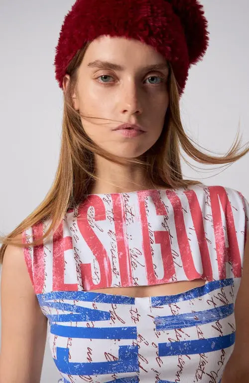 Desigual Sleeveless Graphic Tank Top