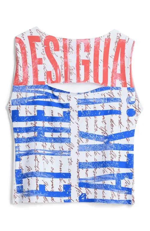 Desigual Sleeveless Graphic Tank Top